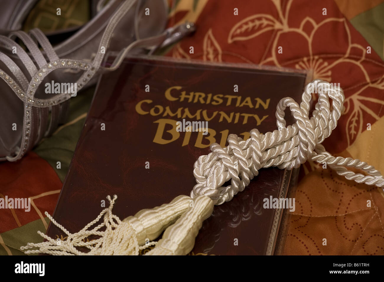 Cord on bible Stock Photo - Alamy