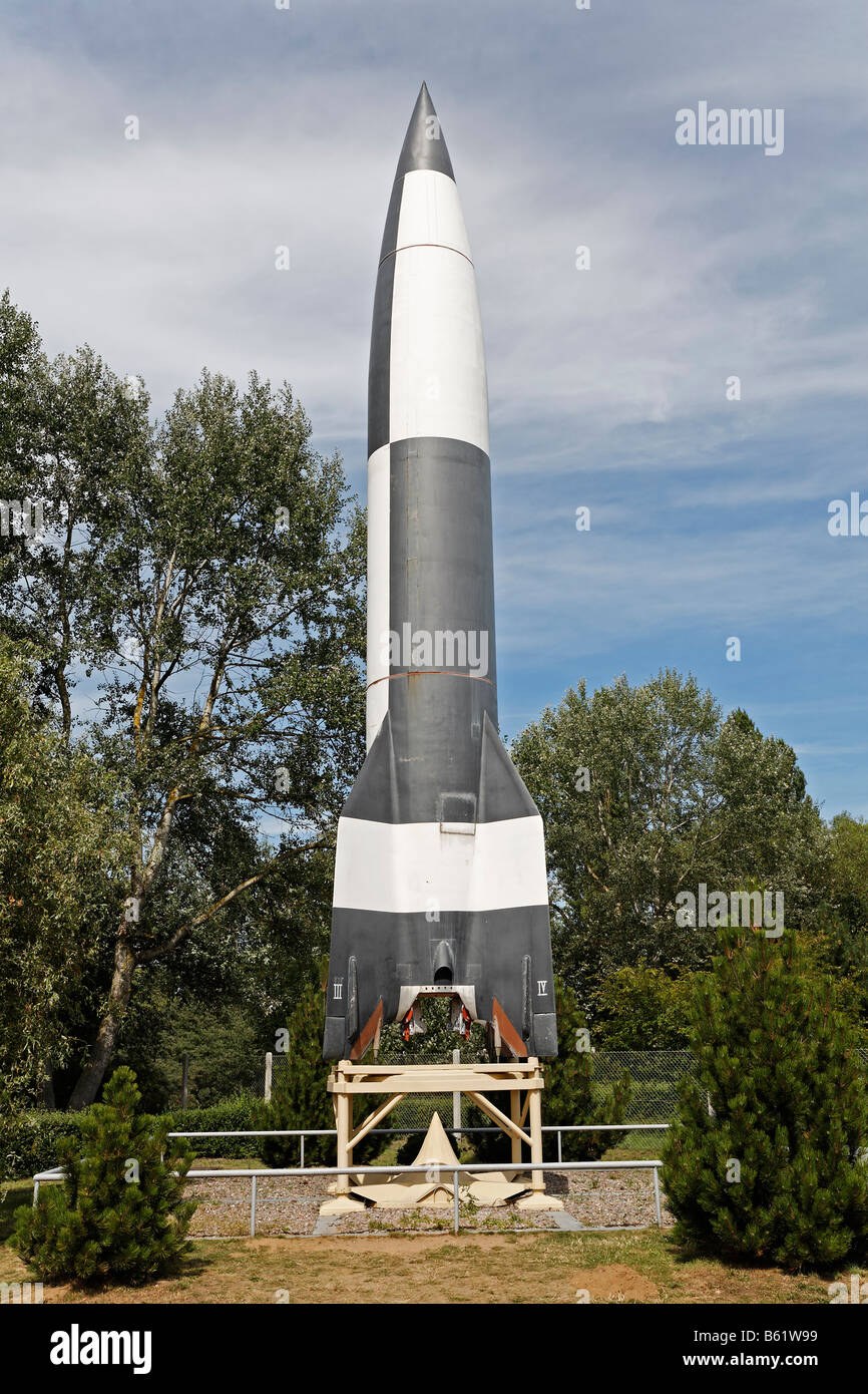 Nazi A4 liquid gas rocket, reproduction, Peenemuende Historical ...