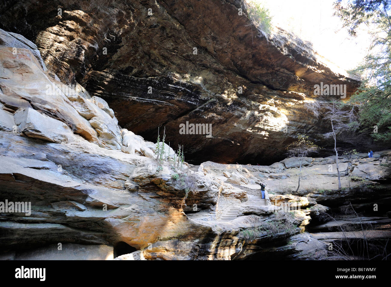 Old Man s Cave Area at Hocking Hills State Park Logan Ohio U S Stock ...