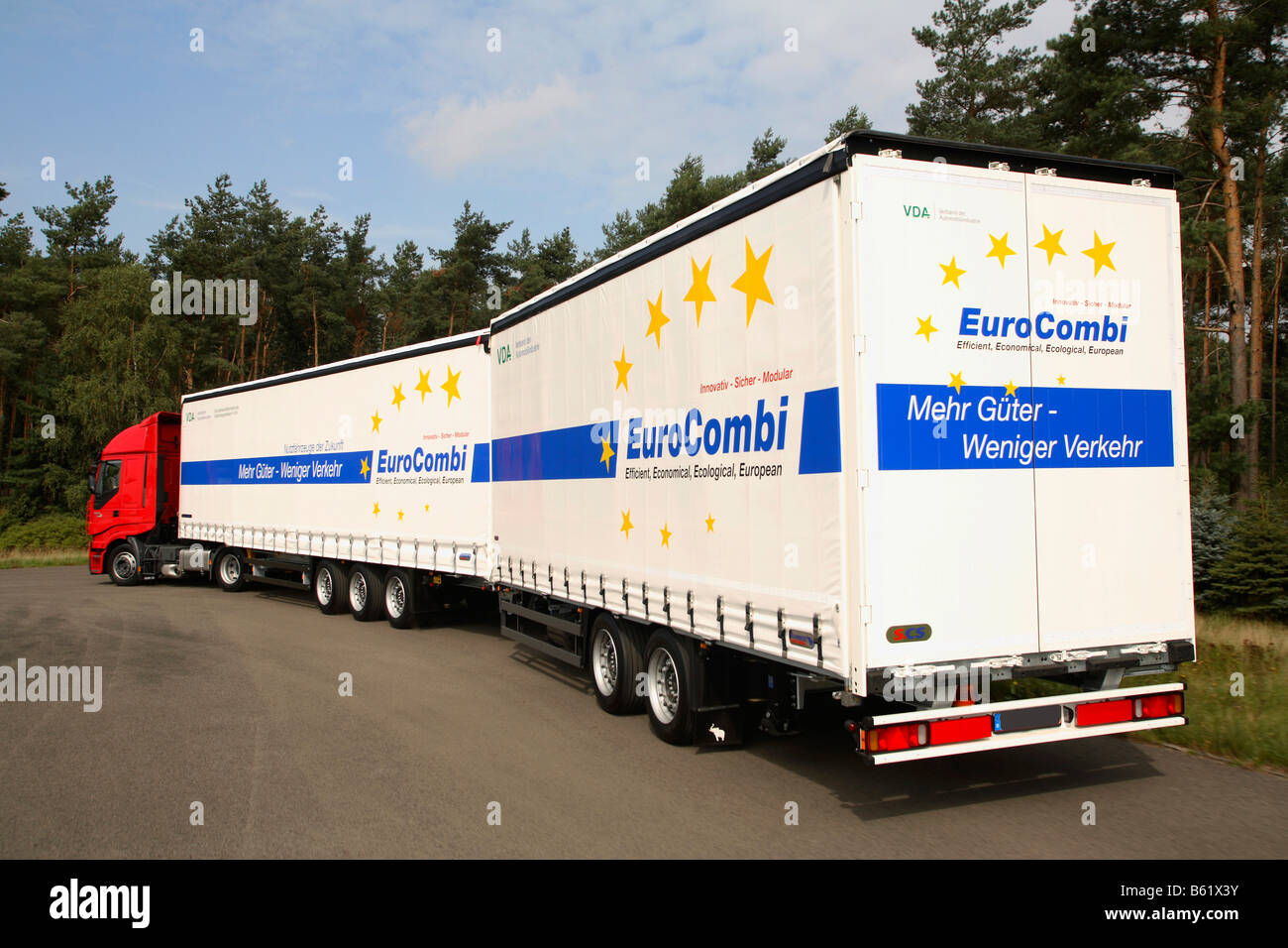 Euro-Combi, 60 ton truck Stock Photo - Alamy
