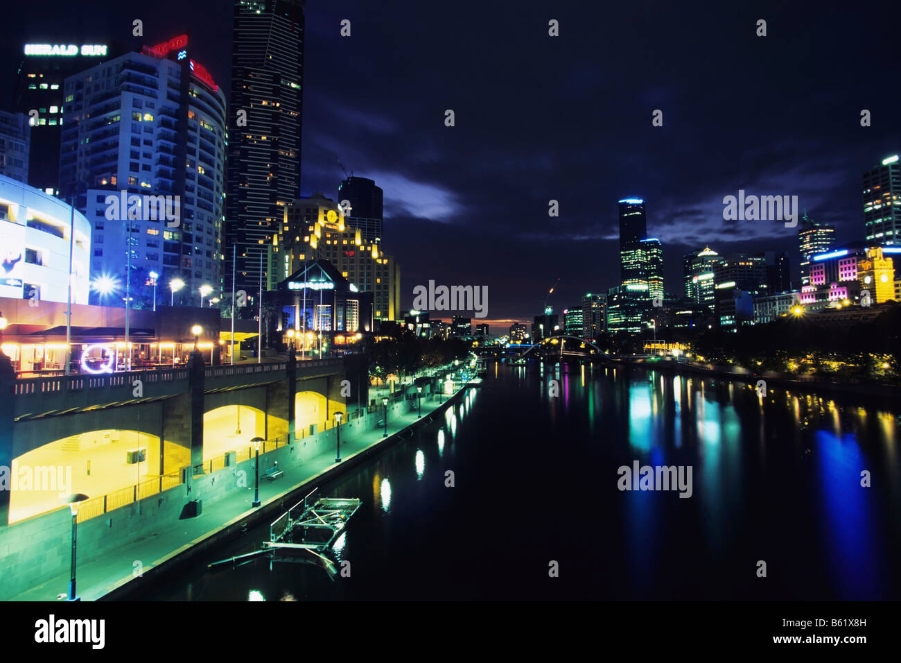 Skyline melbourne australien hi-res stock photography and images - Alamy