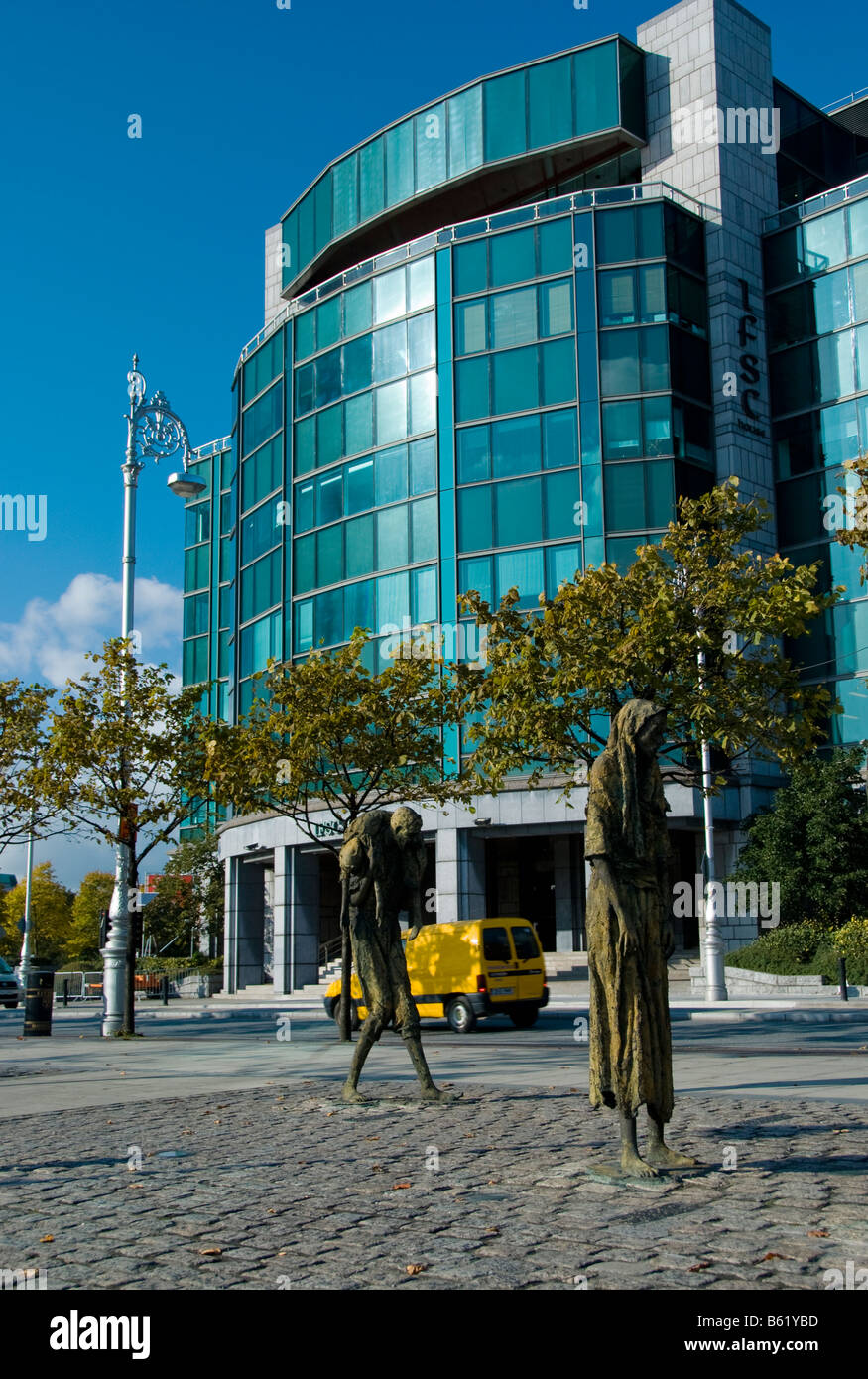 The Famine Memorial at the IFSC Dublin Ireland Stock Photo - Alamy
