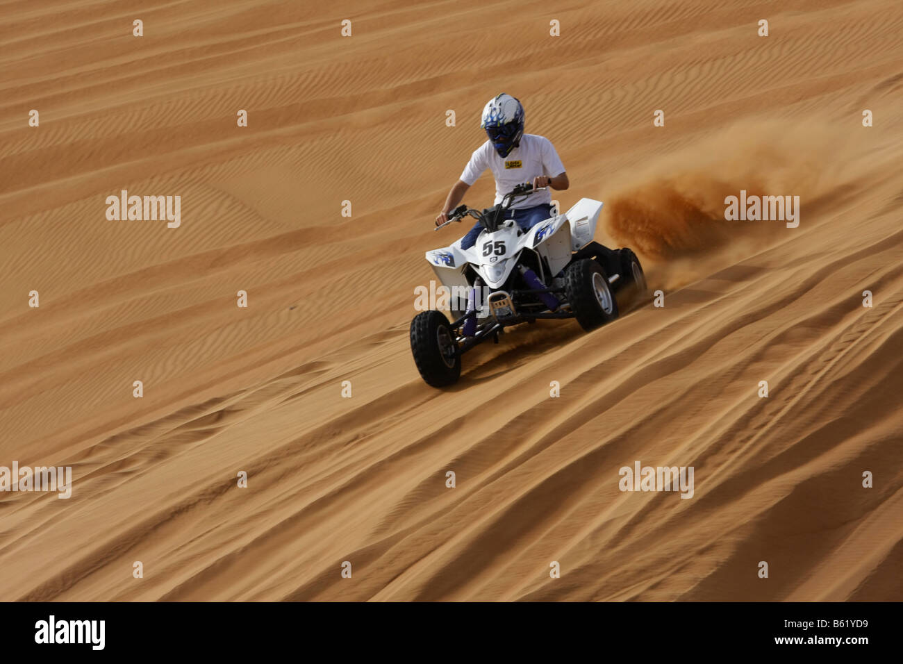 AN ATV AT THE DESERT SAFARI IN DUBAI Stock Photo - Alamy