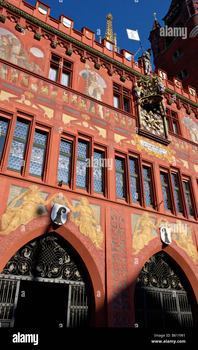 Part of the basel city hall hi-res stock photography and images - Alamy
