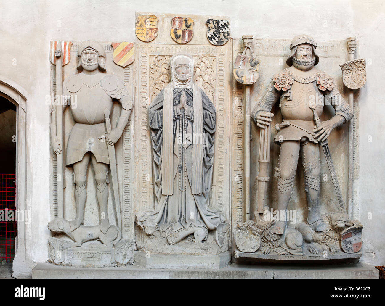 Epitaphe in the Collegiate Church of St. Maria, Roemhild, Gleichberge ...