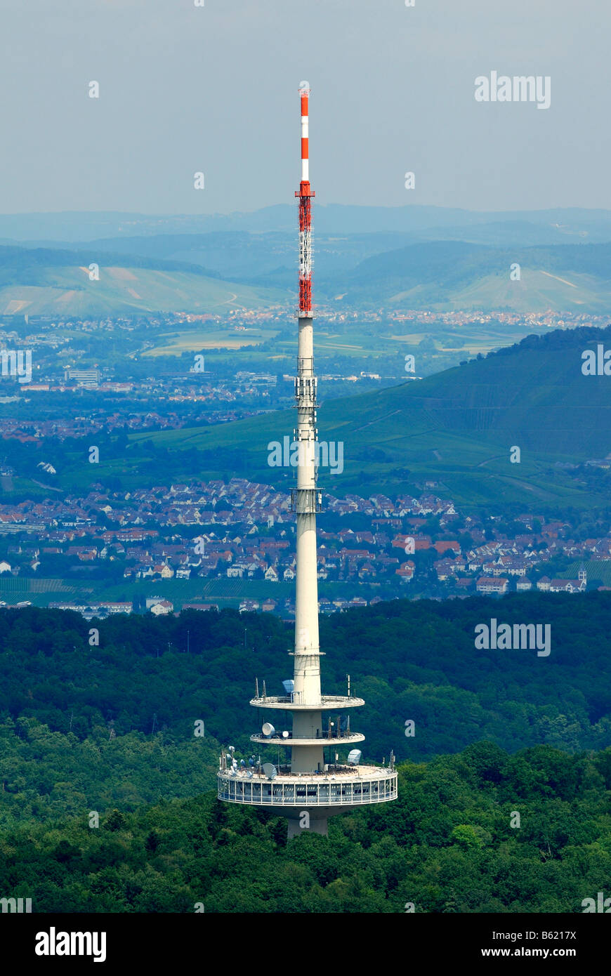 Telecommunication tower, Stuttgart, Baden-Wuerttemberg, Germany, Europe ...