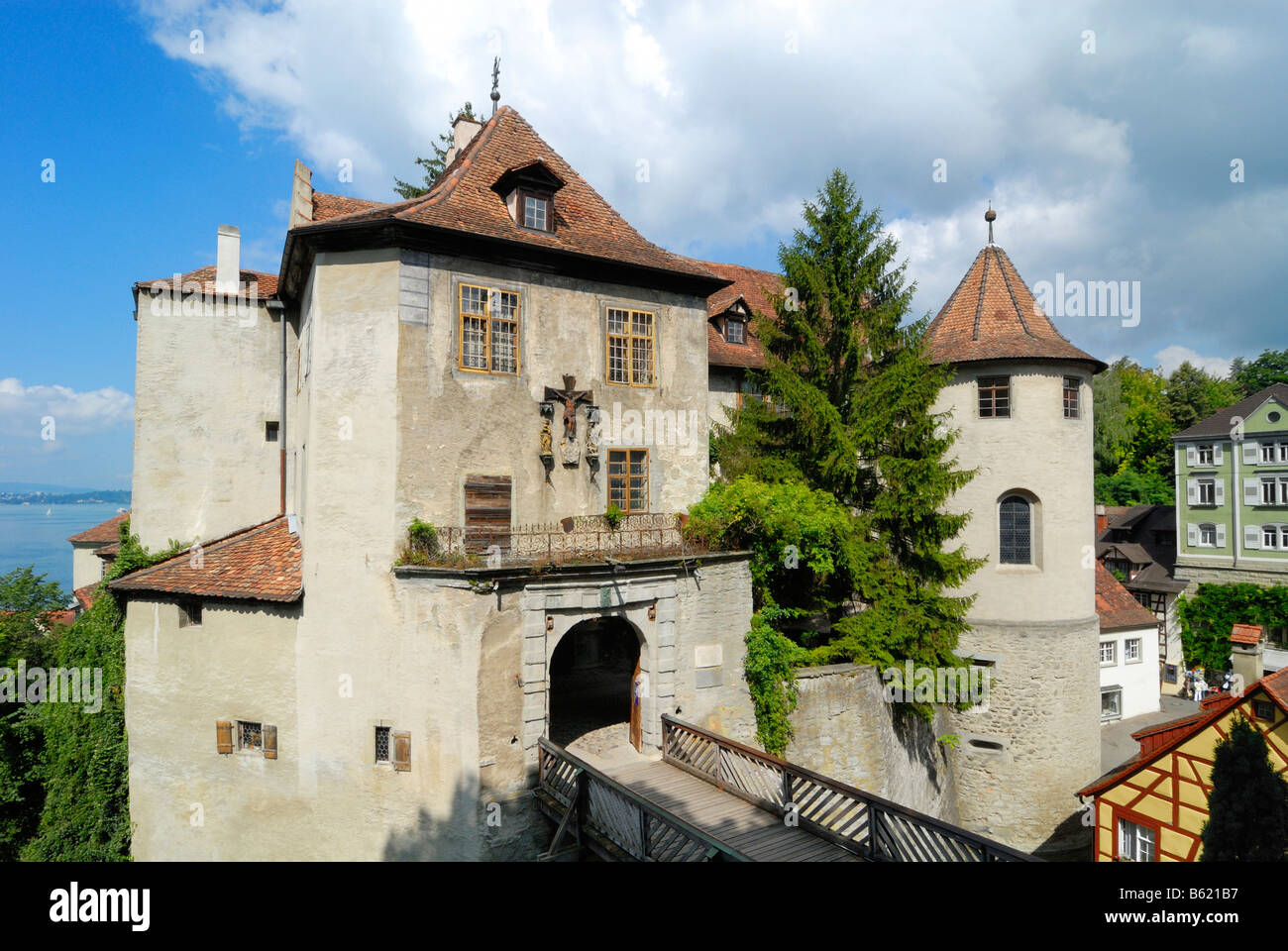 Meersburg Castle, Bodensee district, Baden-Wuerttemberg, Germany ...