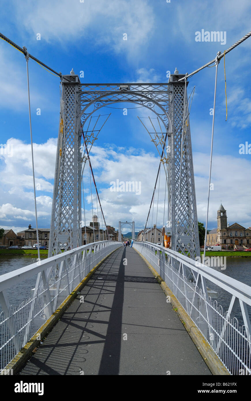 Historic suspension bridge hi-res stock photography and images - Alamy