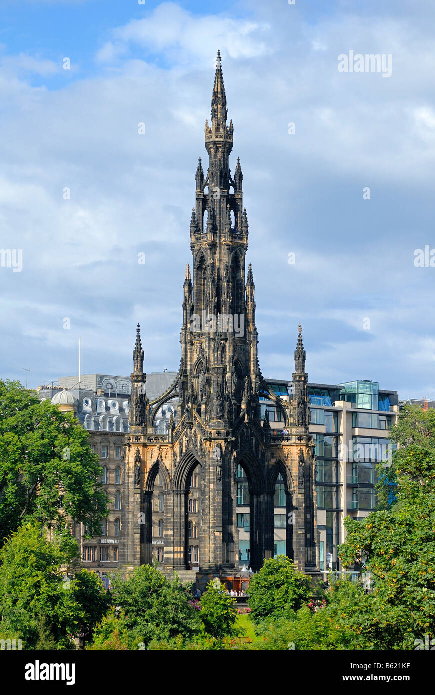 The Scott Monument, Edinburgh, Scotland, Great Britain, Europe Stock ...