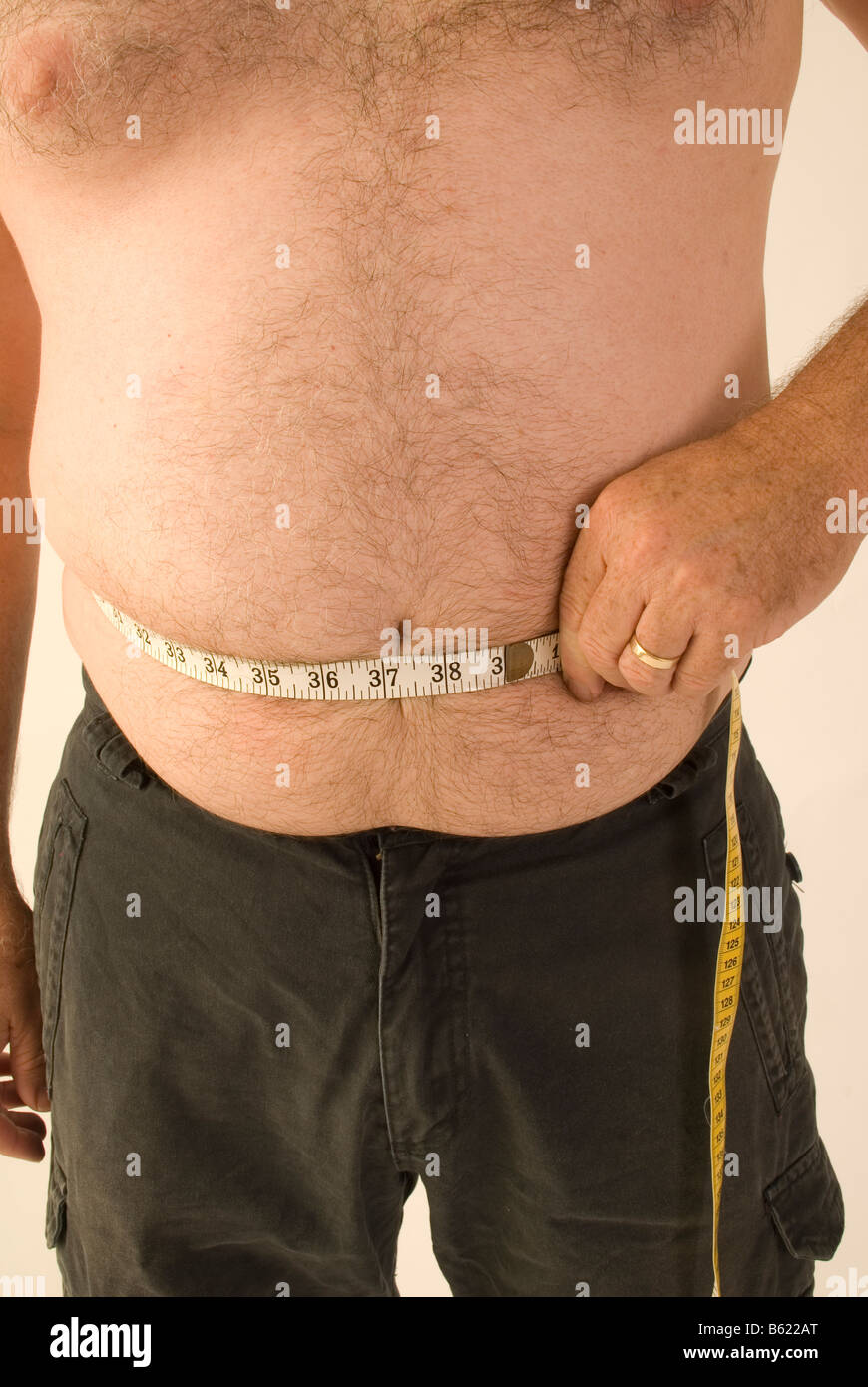 Hairy stomach hi-res stock photography and images - Alamy