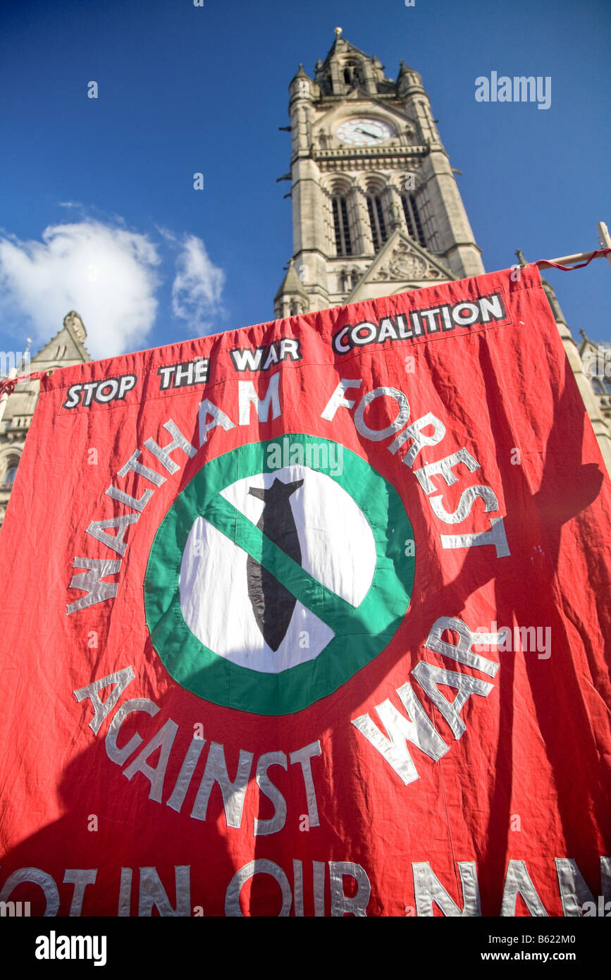 Anti war protest banner hi-res stock photography and images - Alamy