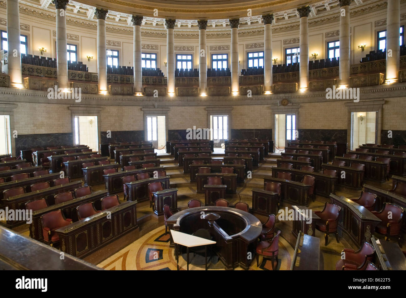Parliamentary hall in the Capitol, Capitol El Capitolio, Havana, Cuba ...
