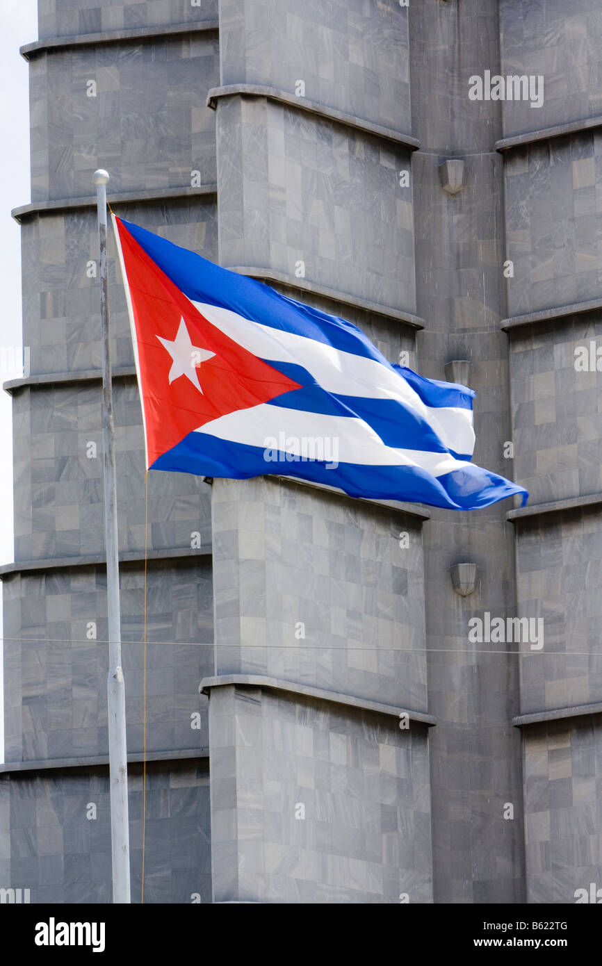 Cuban flag, Cuba, Caribbean Stock Photo - Alamy