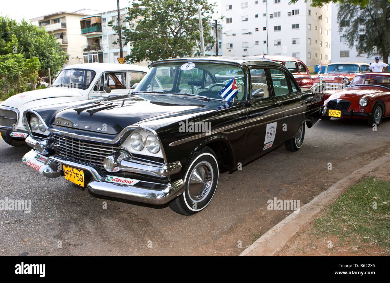 Vintage car, Havana, Cuba, Caribbean Stock Photo - Alamy