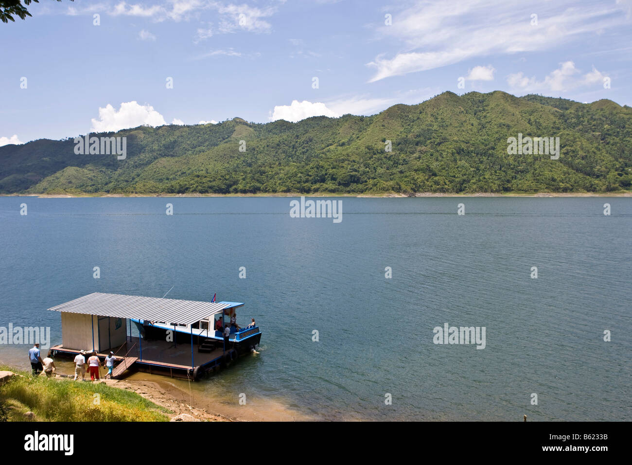 Embalse Hanabanilla, lake near Cienfuegos, Cuba, Caribbean, America ...