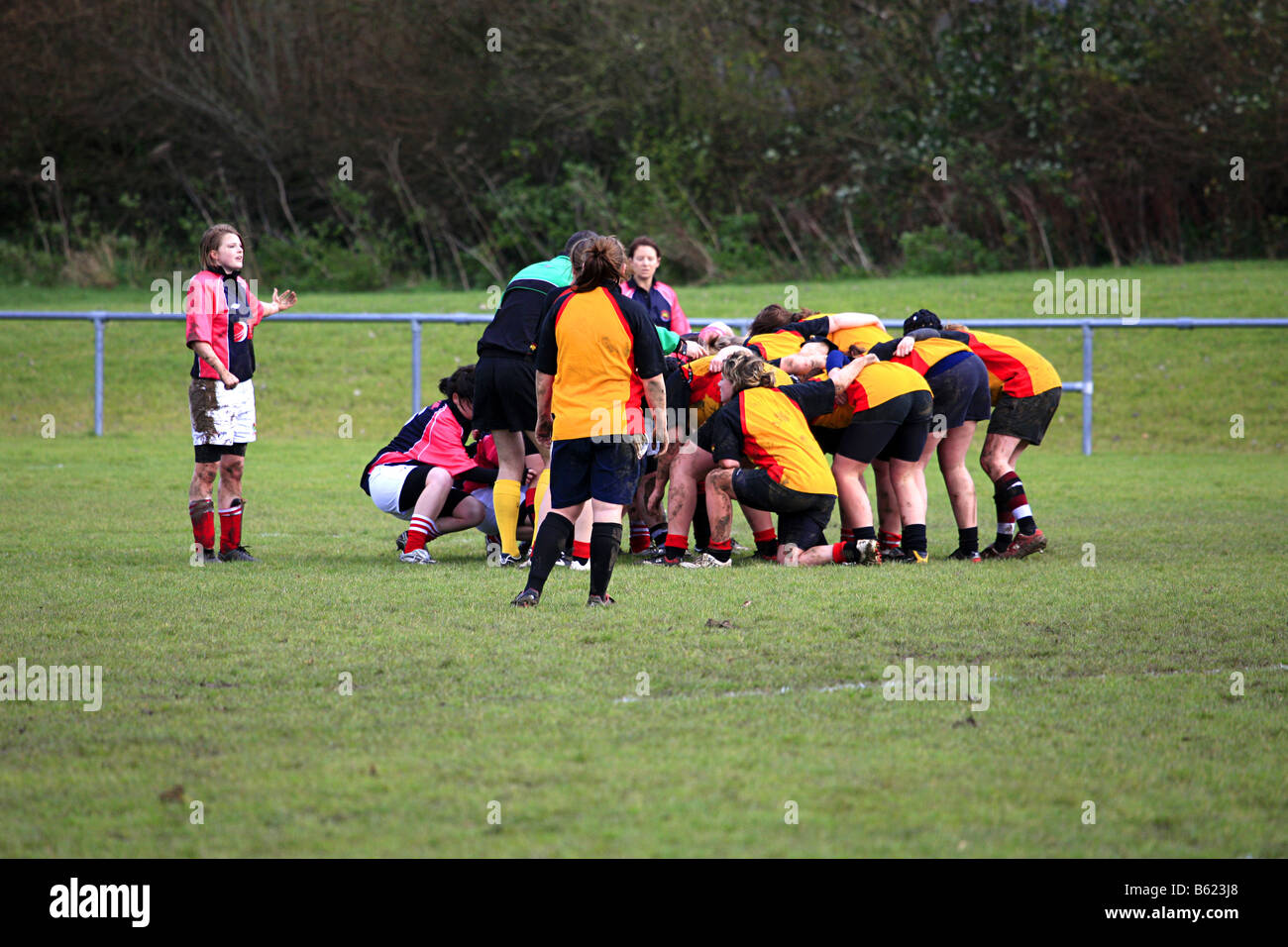 Rugby field wet hi-res stock photography and images - Alamy