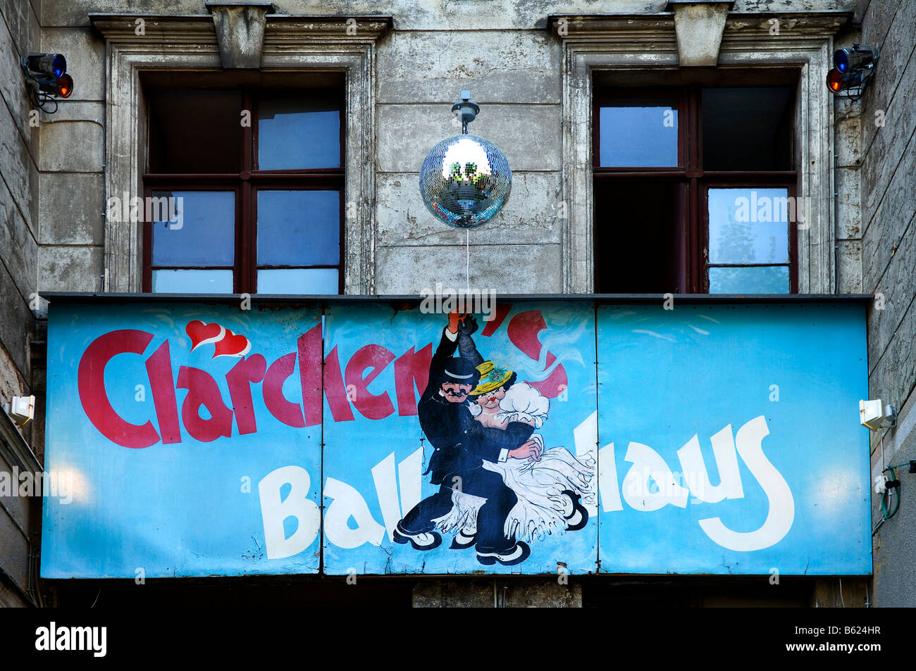 Sign for a Dancehall, Claerchen's Ballhaus, Berlin, Germany, Europe ...