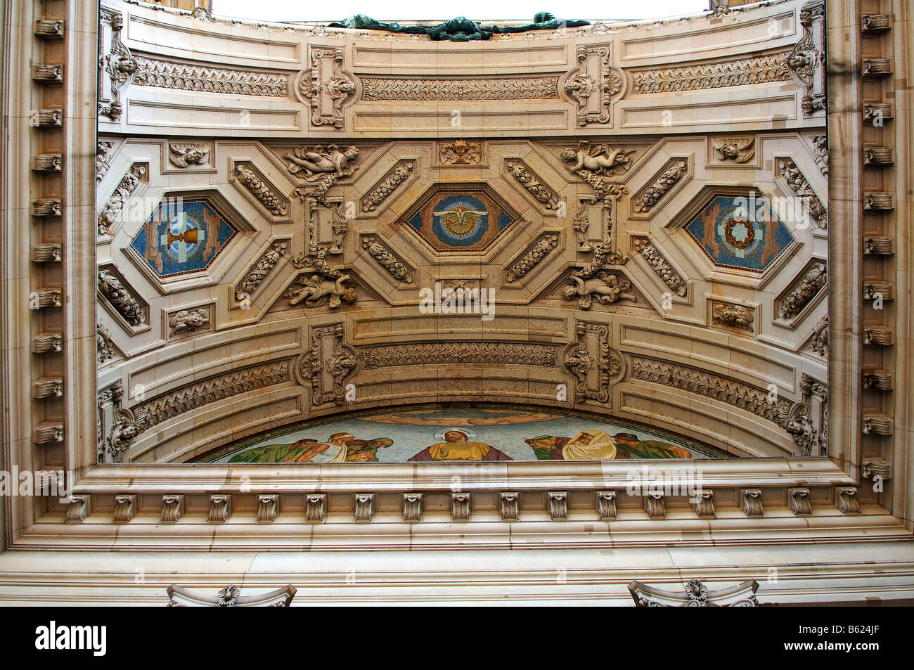 Ceiling archway at the entrance of Berlin Cathedral, Berlin, Germany ...