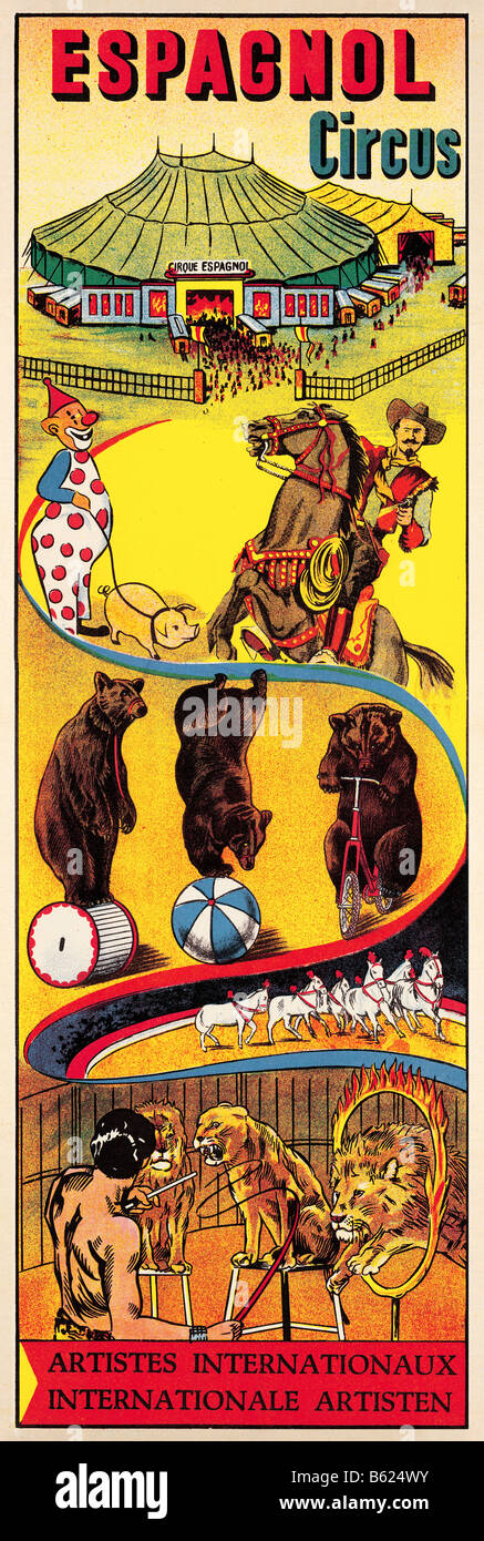 Circus posters hi-res stock photography and images - Alamy