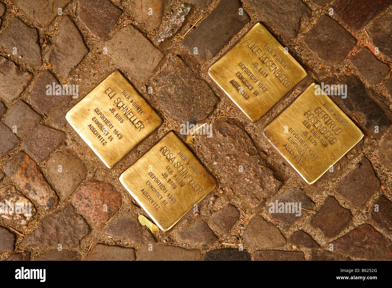 Pavement memorials berlin hi-res stock photography and images - Alamy