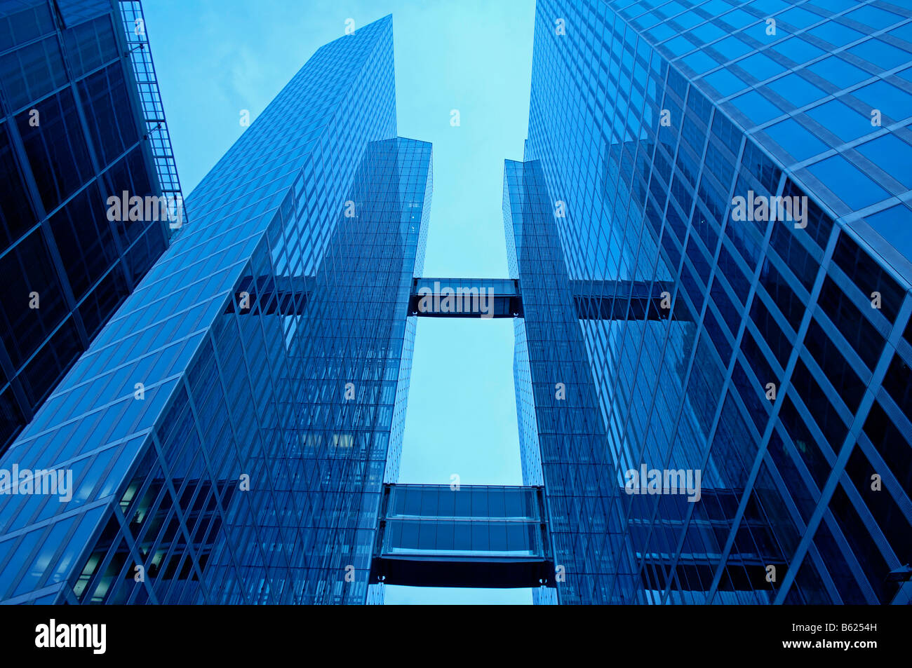 Facade of HighLight Towers, Munich-Schwabing, Munich, Bavaria, Germany ...
