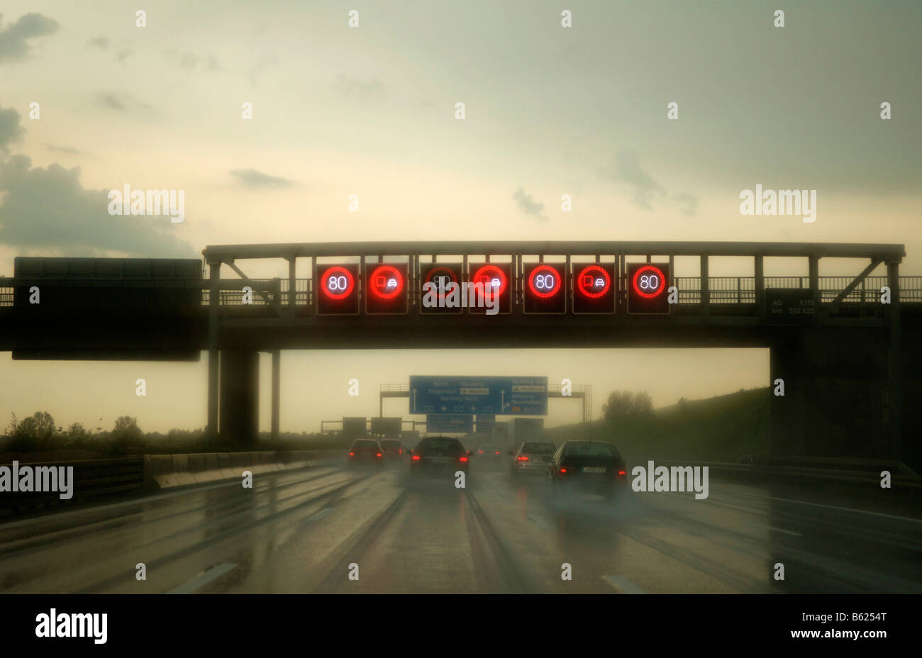 Motorway traffic management system hi-res stock photography and images ...