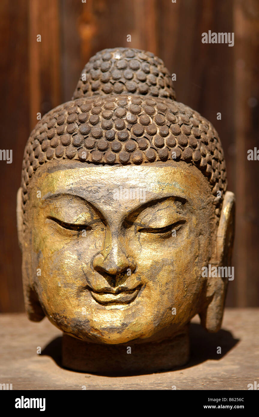 Buddha head bronze hi-res stock photography and images - Alamy