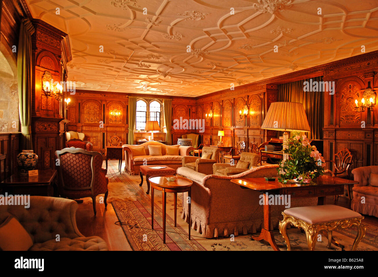 Castle parlor hi-res stock photography and images - Alamy