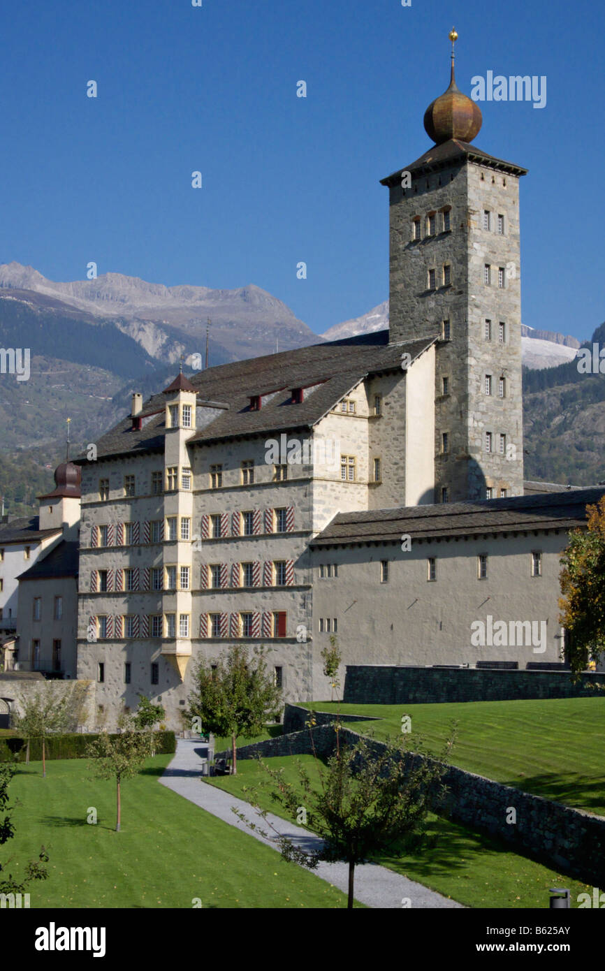 Stockalper Palace, Brig, Switzerland Stock Photo - Alamy