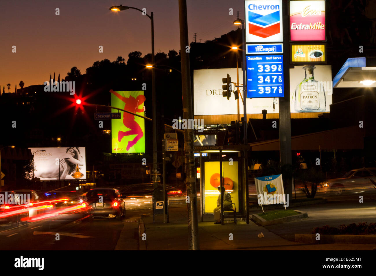 The Sunset Strip Sunset Boulevard Los Angeles California United States ...
