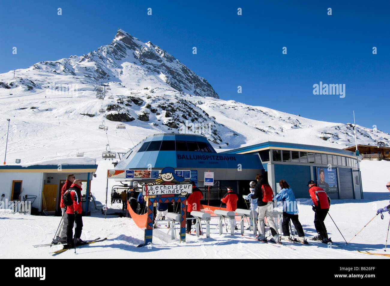 Galtur austria ski resort hi-res stock photography and images - Alamy