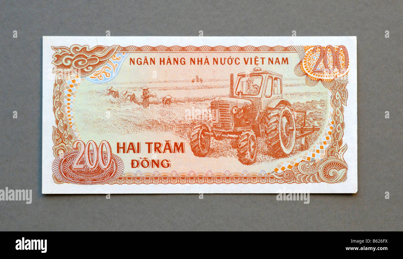 Vietnam banknote hi-res stock photography and images - Alamy