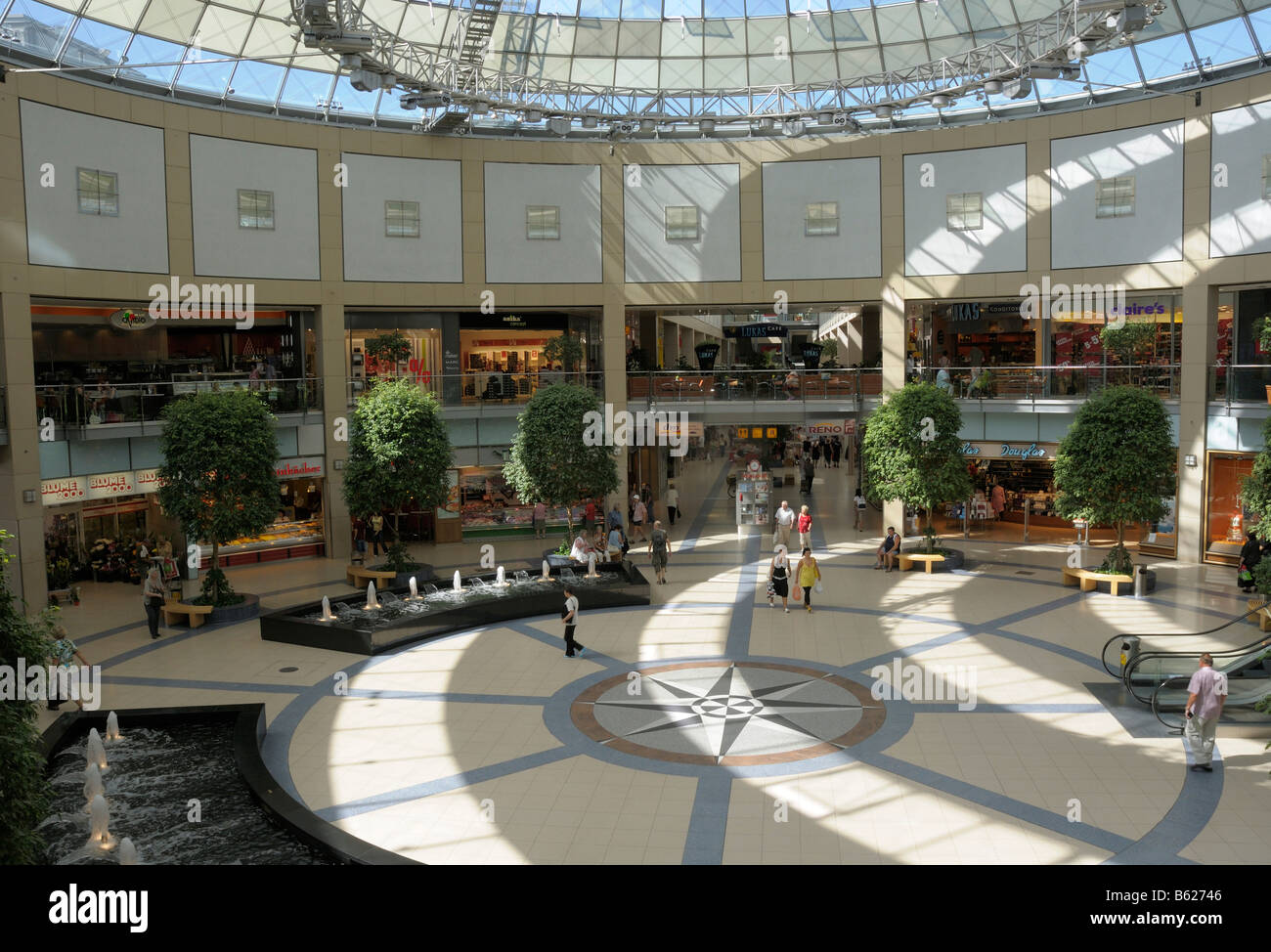 Allee-Center shopping center, Leipzig, Saxony, Germany, Europe Stock ...