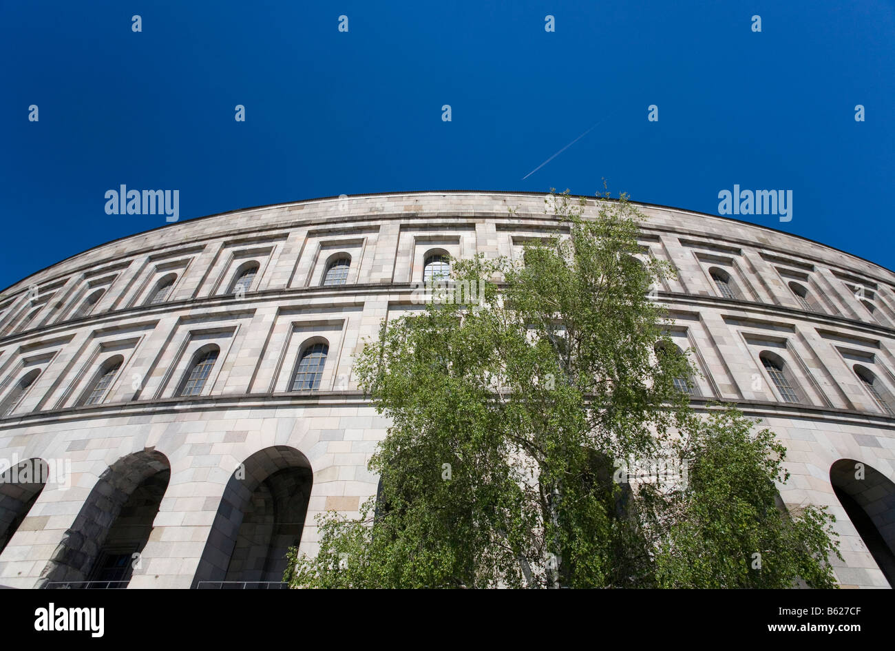 Granite facade, arcades, congress hall, uncompleted, Nazi party rally ...