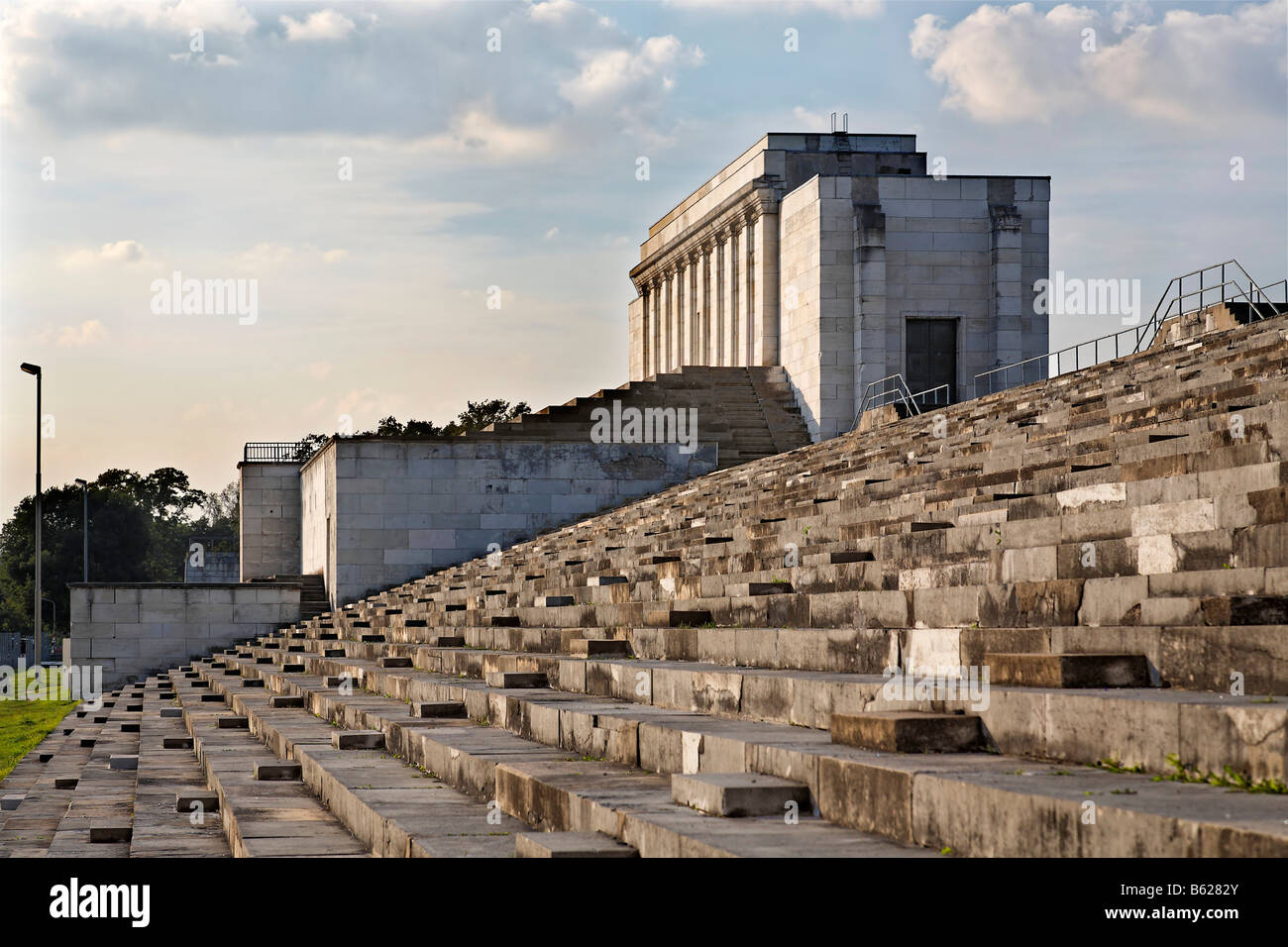 Terraces, Zeppelinfeld, Nazi party rally grounds, Nuremberg, Middle ...