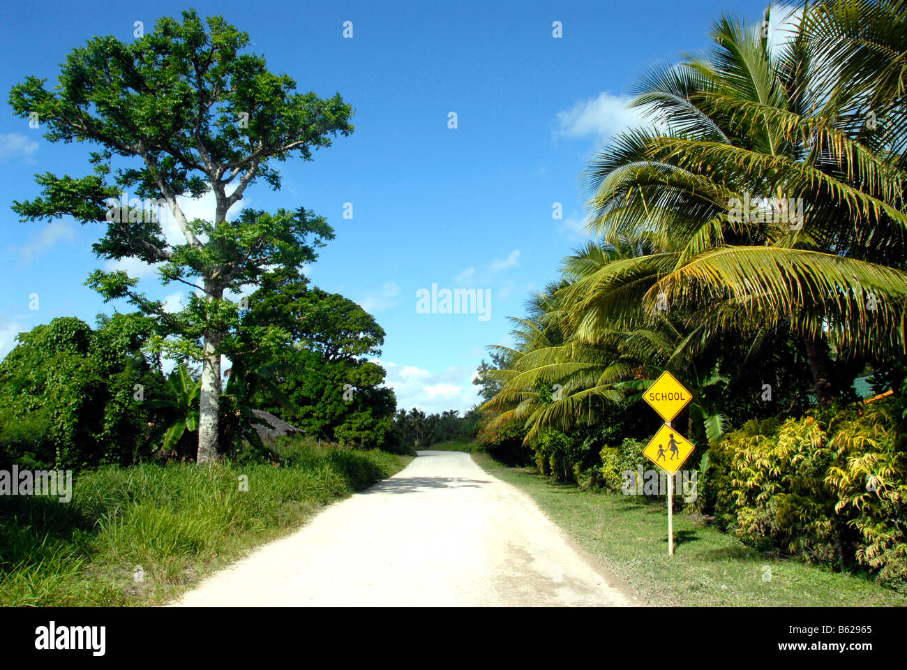 Road scene Efate island Vanuatu Stock Photo - Alamy