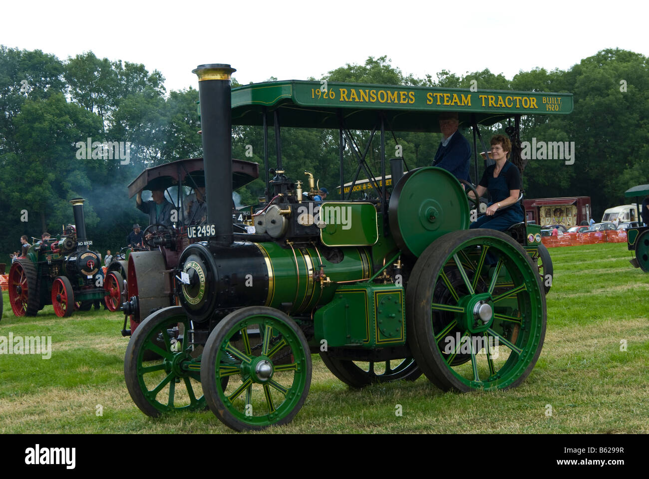 A Ransoms Steam Tractor at Bloxham Steam Rally. UK Stock Photo - Alamy