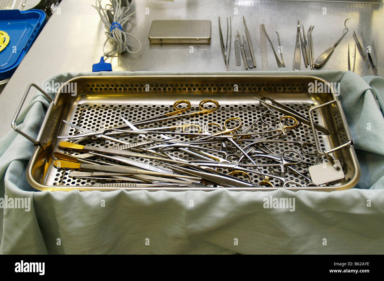 Sterile surgical tools Stock Photo - Alamy
