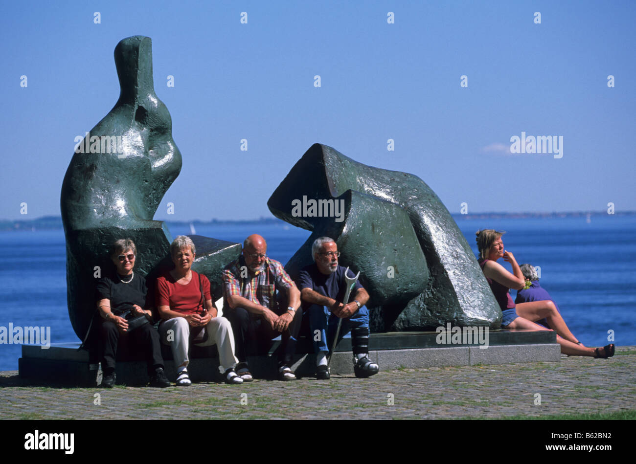 Elk167 1770 Denmark Humlebaek Louisiana modern art museum grounds w ...