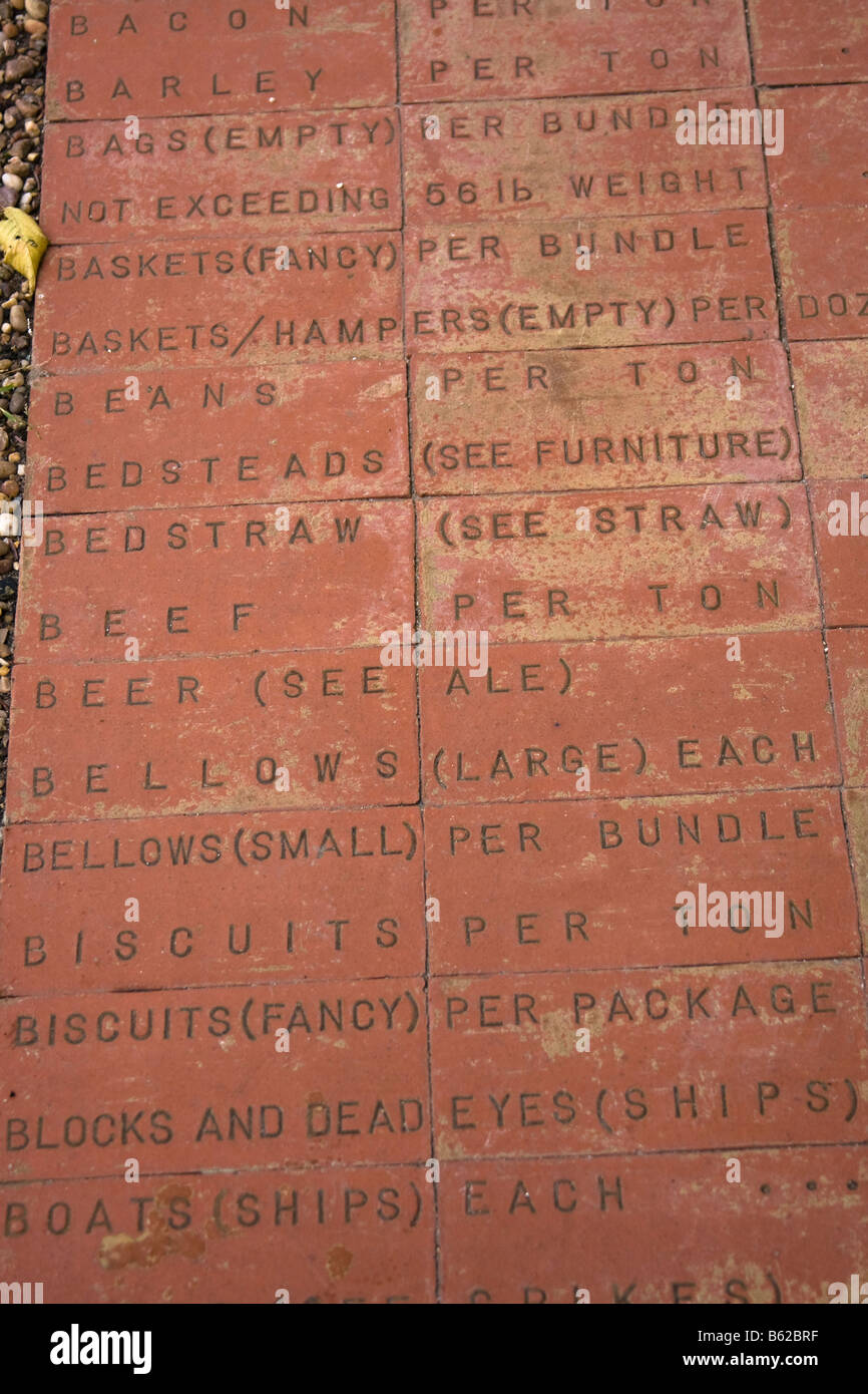 Inscribed bricks hi-res stock photography and images - Alamy