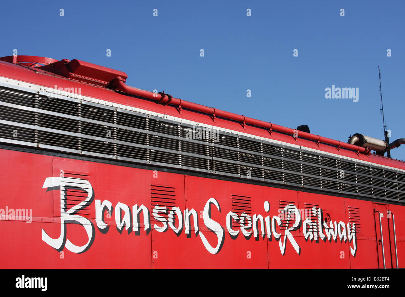 The Branson Scenic Railway diesel train Stock Photo - Alamy