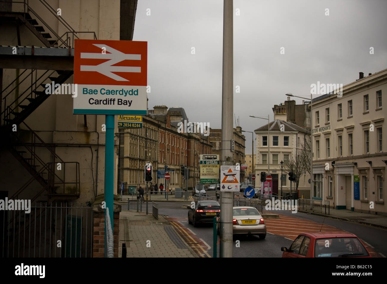 Cardiff bay train station hi-res stock photography and images - Alamy