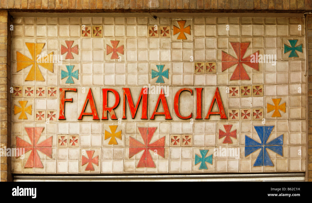 Spanish Sign Pharmacy High Resolution Stock Photography and Images - Alamy