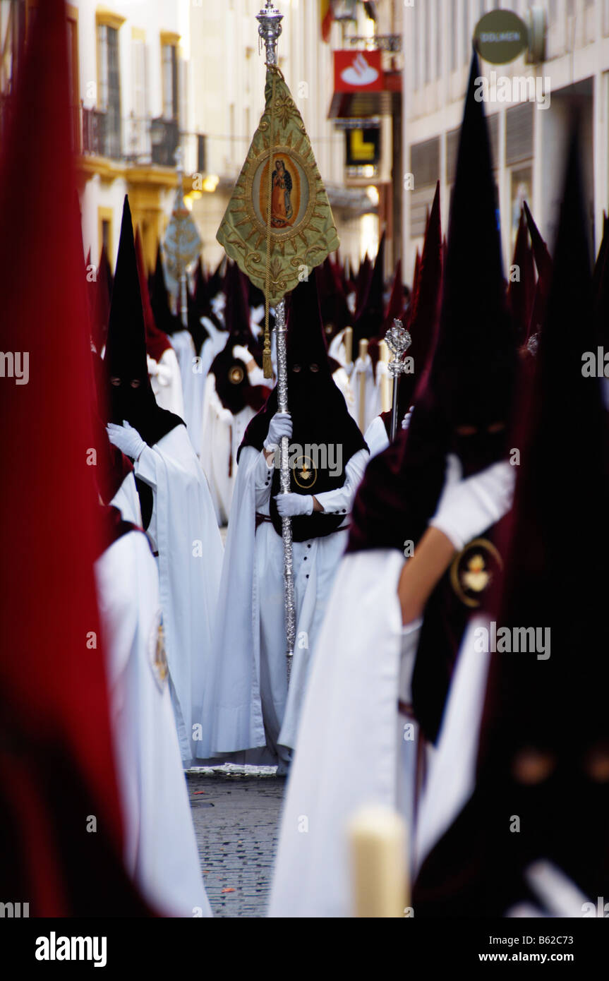 Penitents, Nazareno, Semana Santa Easter Procession, Holy Week in ...