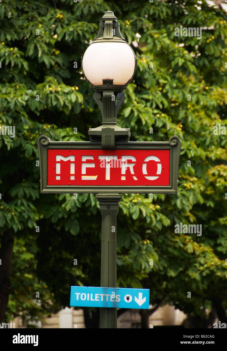 Metro station sign, Paris, France, Europe Stock Photo - Alamy