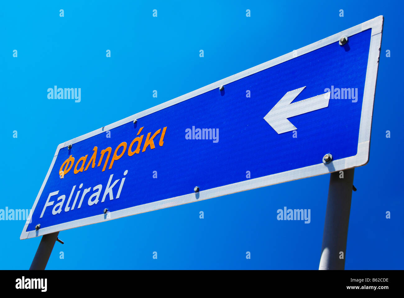 Traffic signs greece hi-res stock photography and images - Alamy