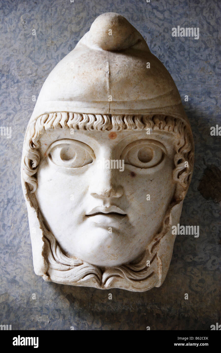 Antiquity mask at the Vatican Museum, Vatican, Rome, Italy, Europe ...