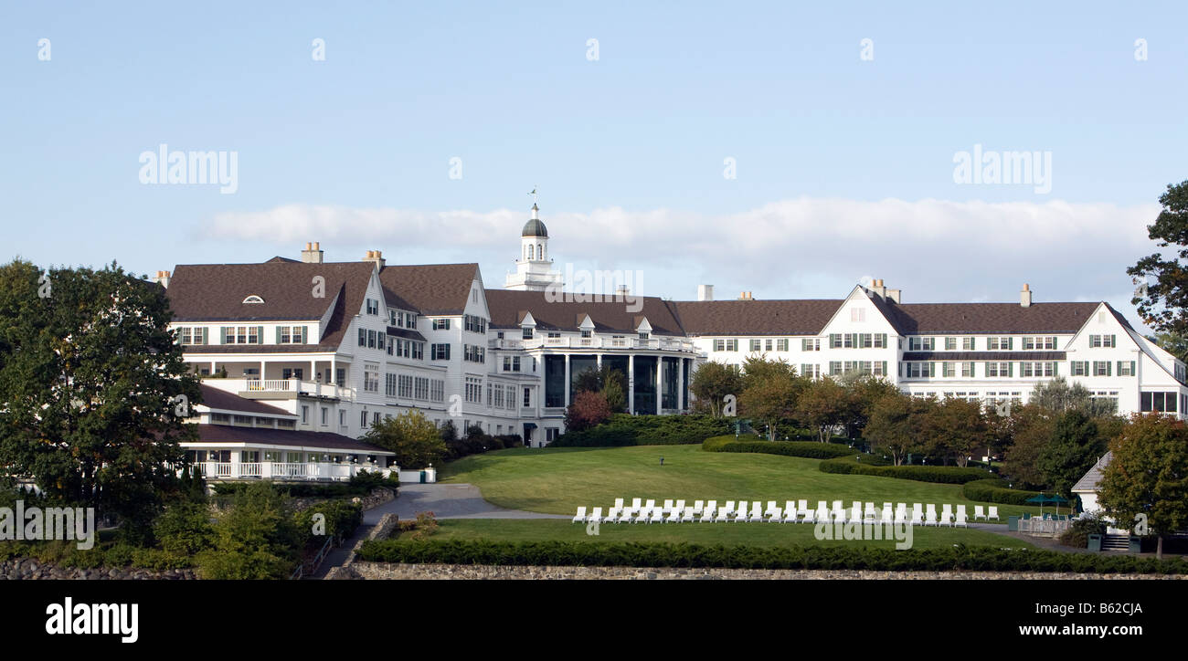 The Sagamore Resort at Bolton Landing New York. Shot from the lake on a ...