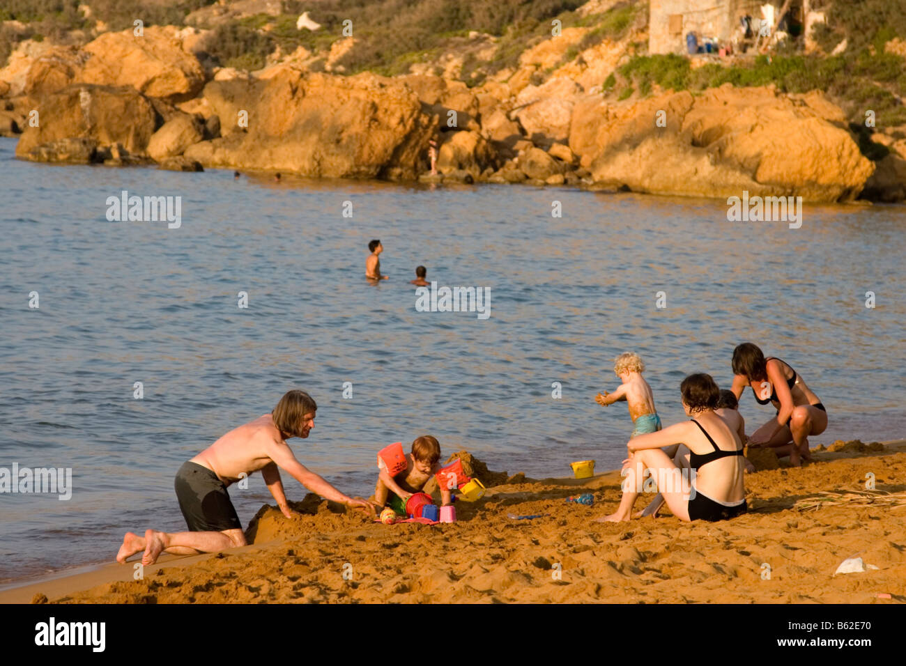 Malta family children hi-res stock photography and images - Alamy
