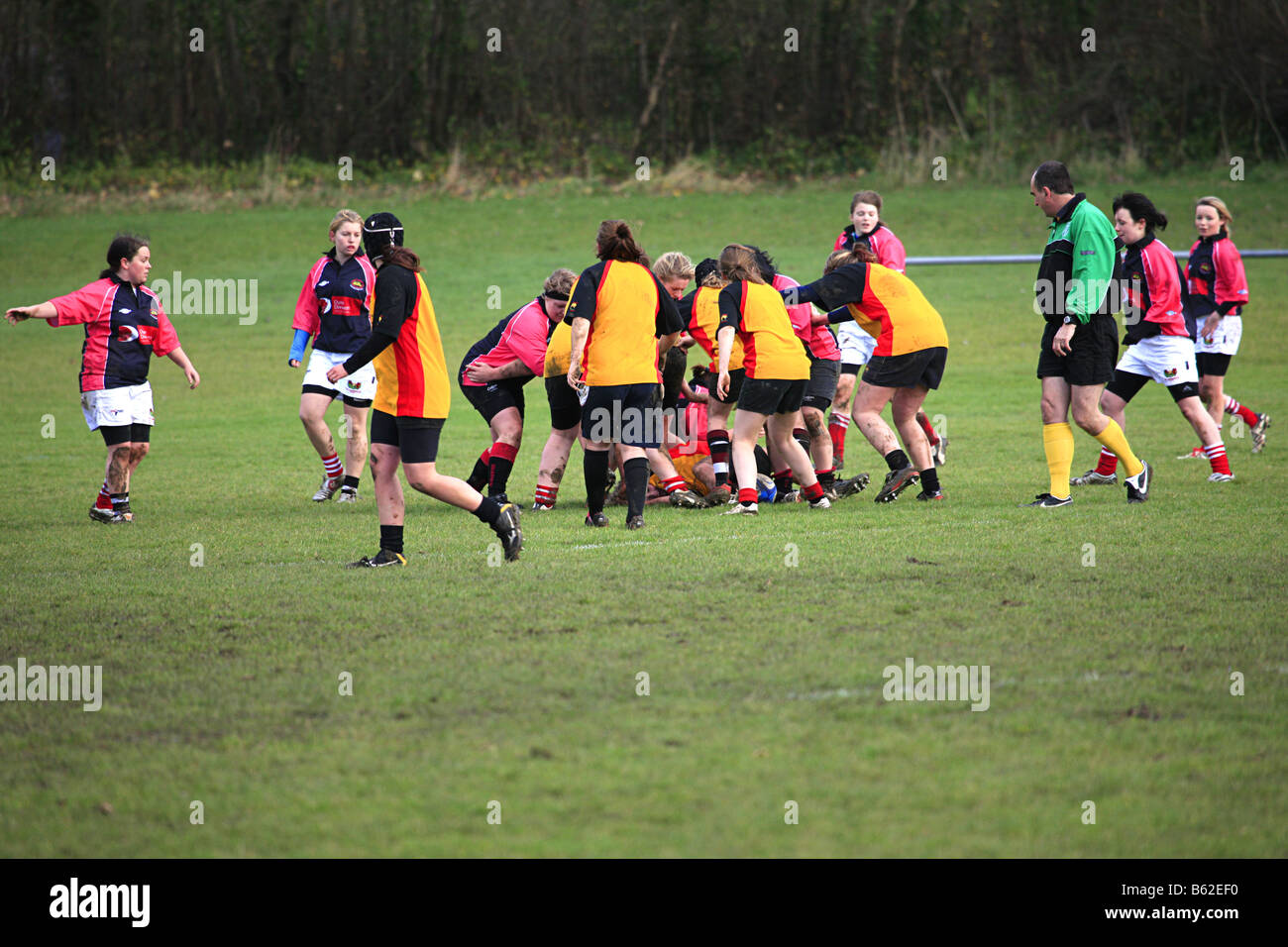 Rugby field wet hi-res stock photography and images - Alamy